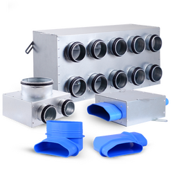 Modular air distribution system for supply & extract of ventilation air ...