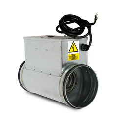 Secondary electric duct heater for heat recovery units | Alnor